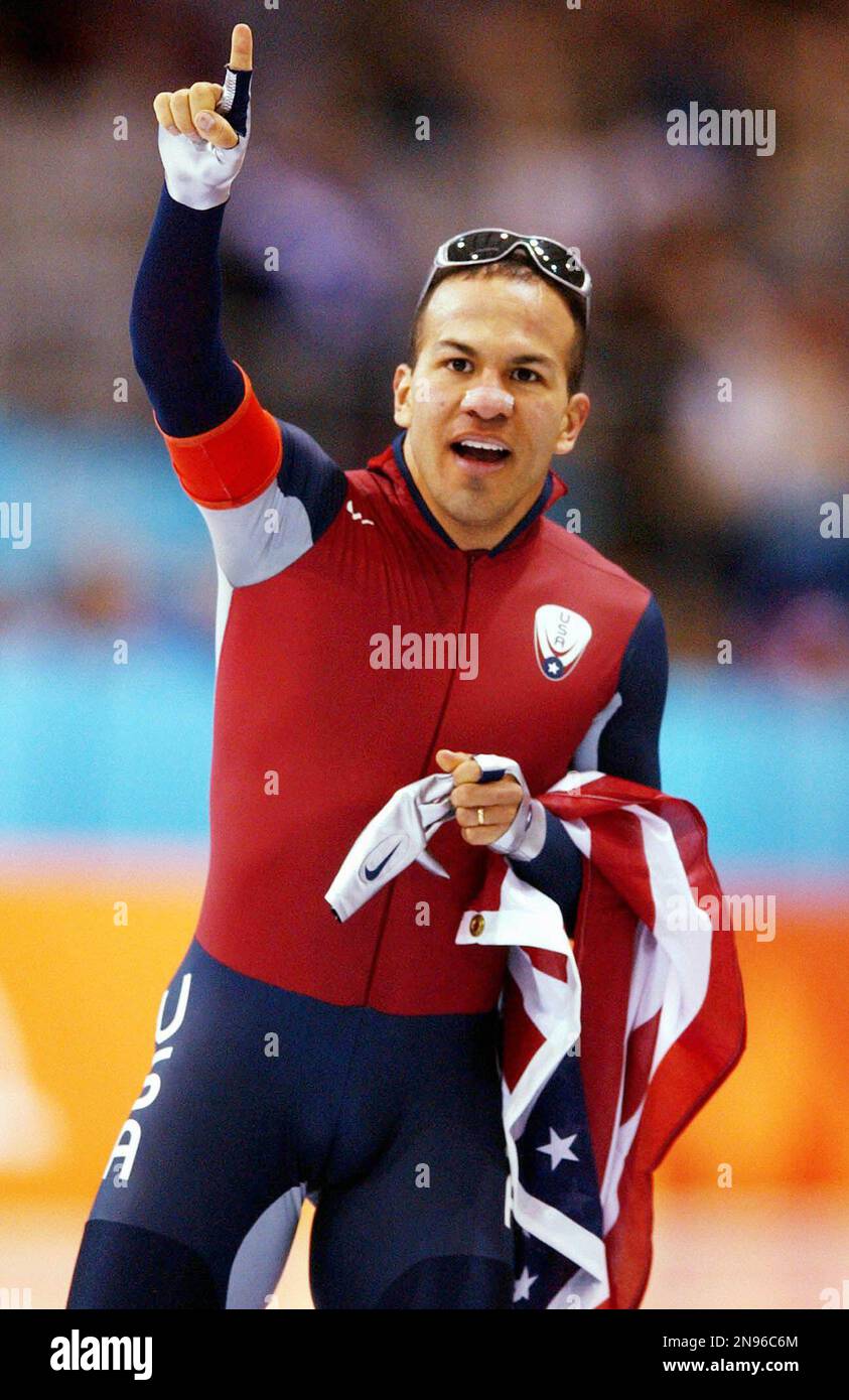 FILE - This Feb. 19, 2002 file photo shows the United States' Derek ...