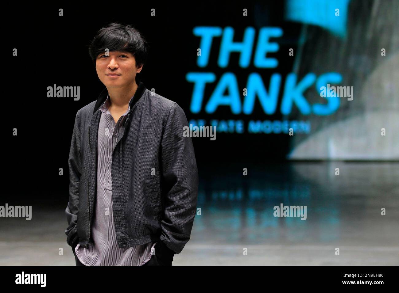 South Korean artist Sung Hwan Kim poses for a photograph in the live ...