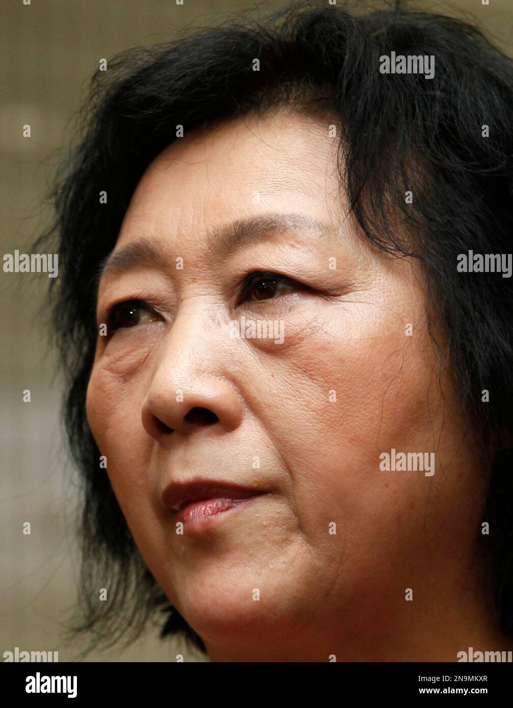 Chinese journalist Gao Yu, who was imprisoned for nearly 6 year in the ...