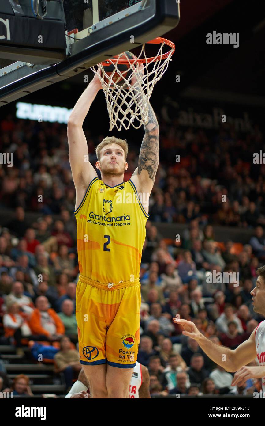 Olek Balcerowski von Gran Canaria in Aktion während der J20. Liga ...