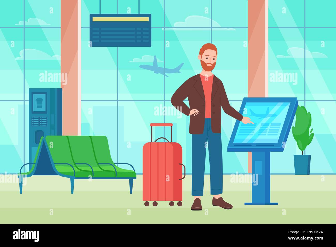 Mann selbstbedienungskasse Stock-Vektorgrafiken kaufen - Alamy