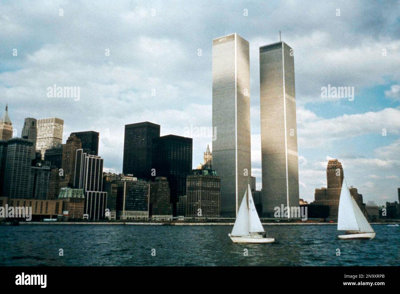 FILE - This 1972, file photo, shows the World Trade Center in New York ...