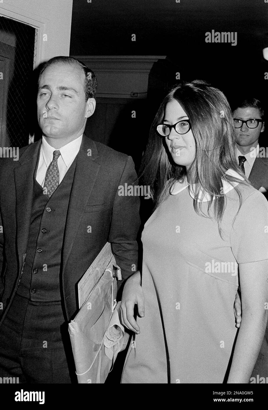 FILE - In this Sept. 23, 1970 file photo, Barbara Hoyt, 19, former ...