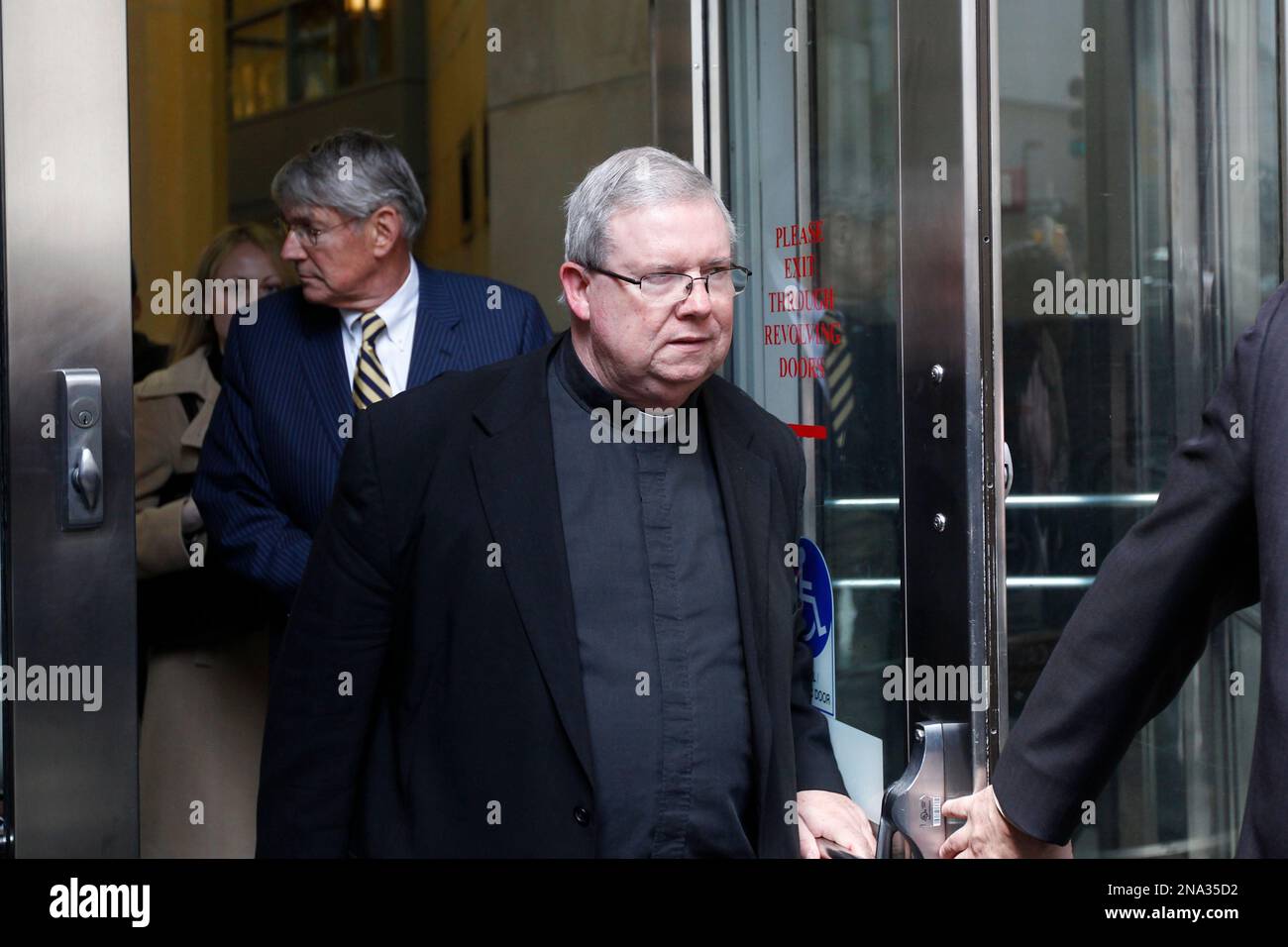 Monsignor William Lynn leaves the Criminal Justice Center, Monday ...