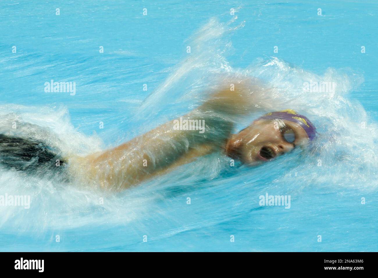 Britain's David Davies competes in a heat of the men's 1500 meter ...