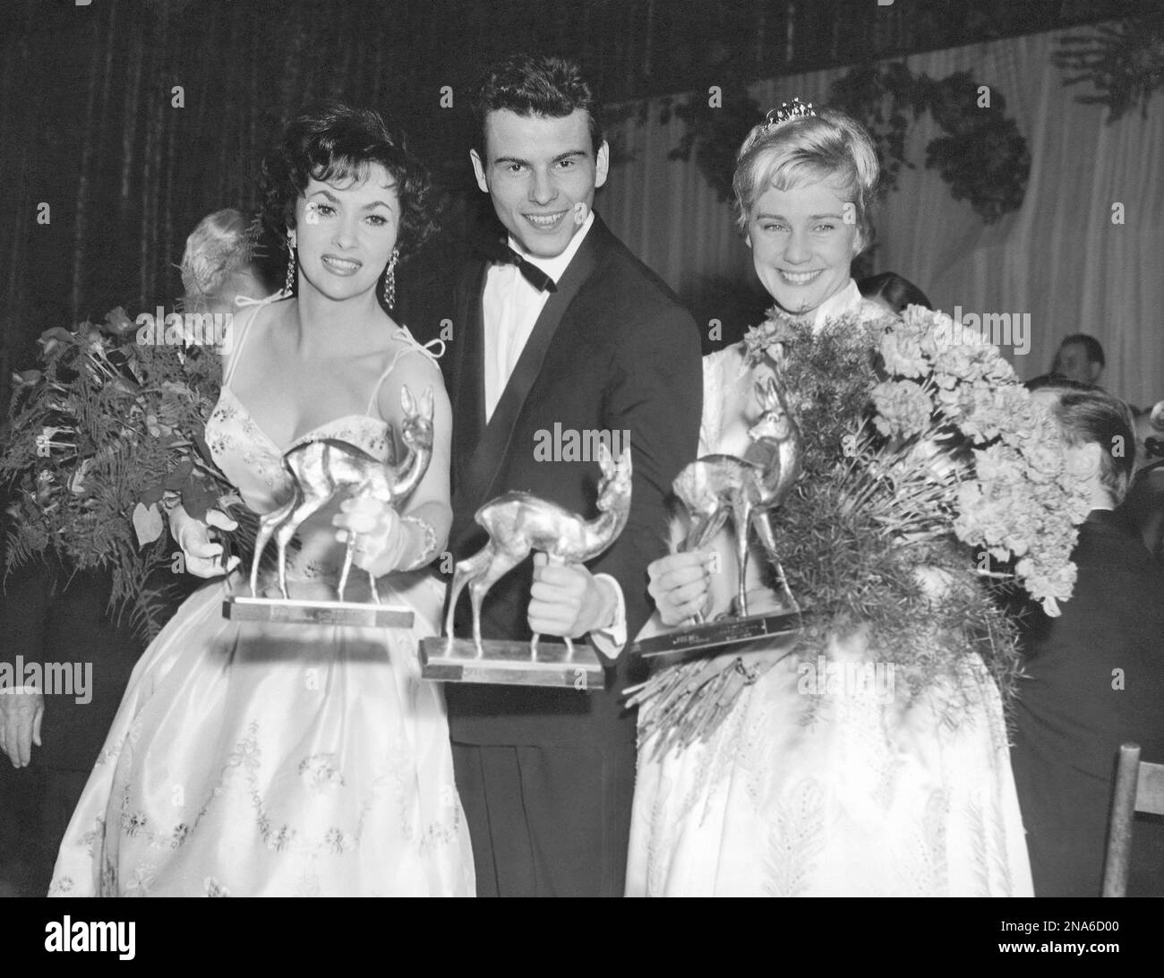 The Bambi film prizes were presented to Maria Schell and Horst Buchholz ...