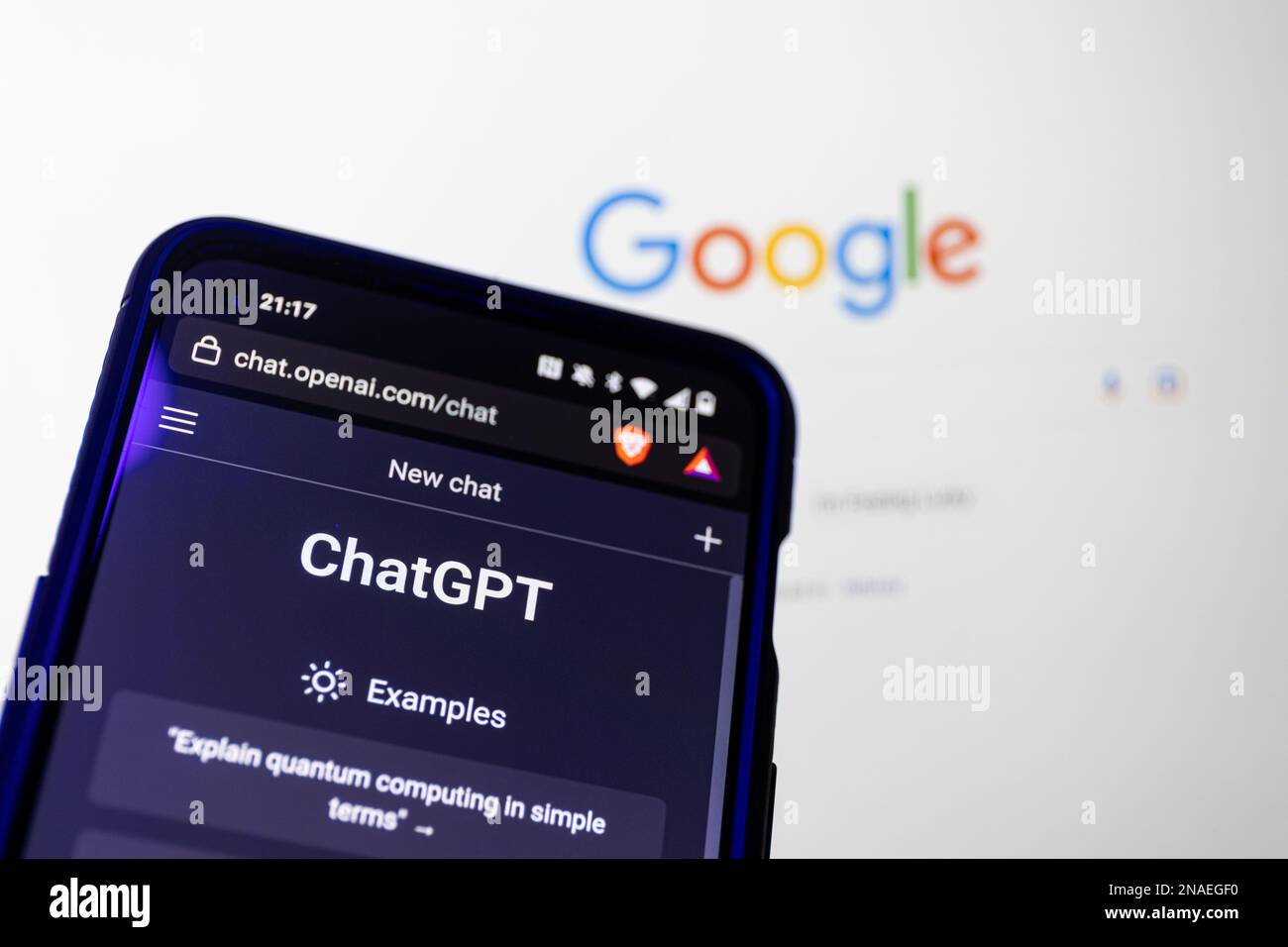 Google bard chatbot -Fotos und -Bildmaterial in hoher Auflösung – Alamy