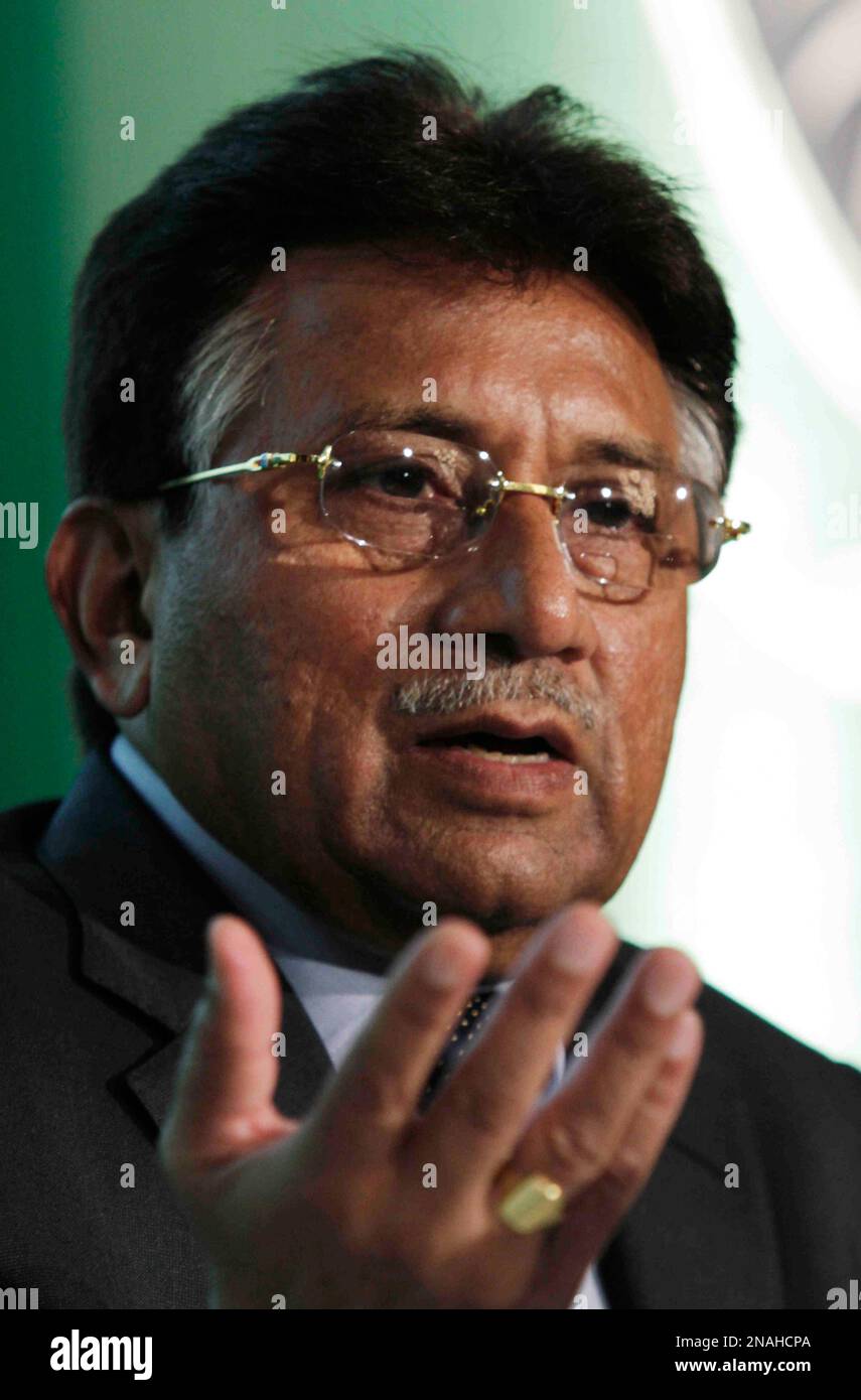 FILE - In this Oct. 1, 2010 file photo, Pervez Musharraf, the former ...