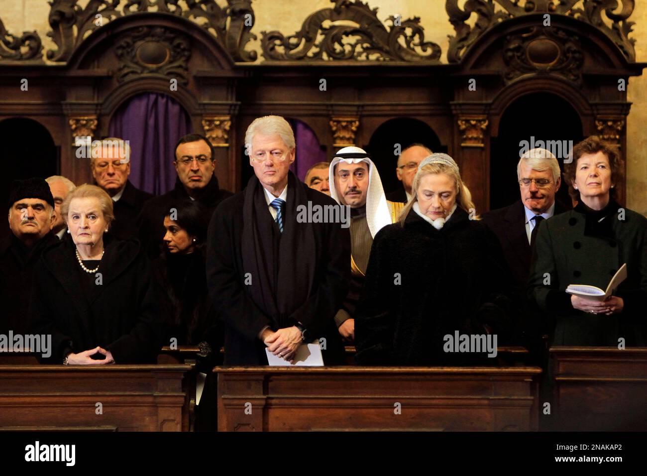 Former US Secretary of State Madeleine Albright, former US President ...