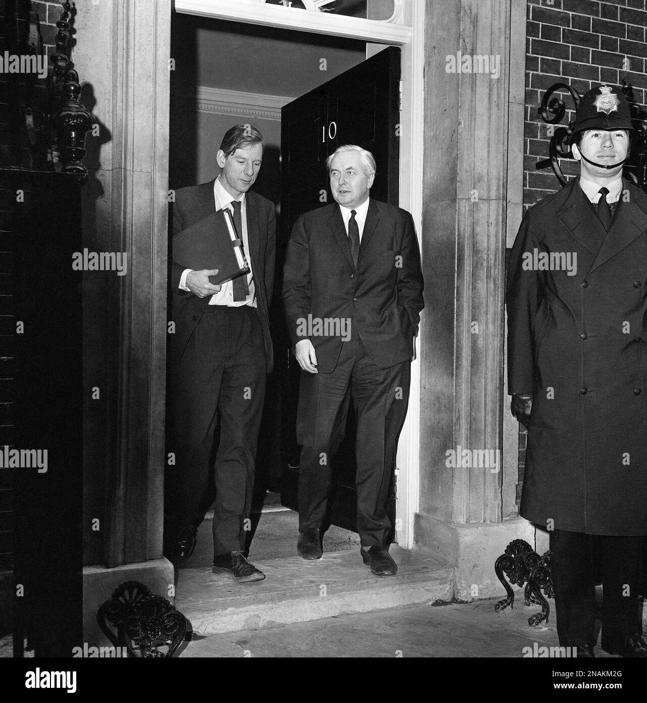 Britain's Prime Minister Harold Wilson, right, and Secretary for ...