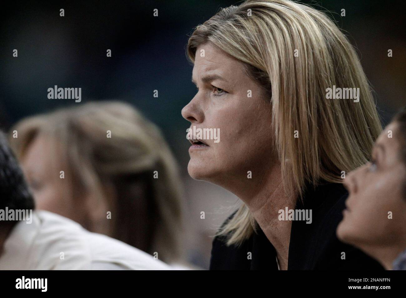 Milwaukee head coach Sandy Botham during an NCAA college basketball ...