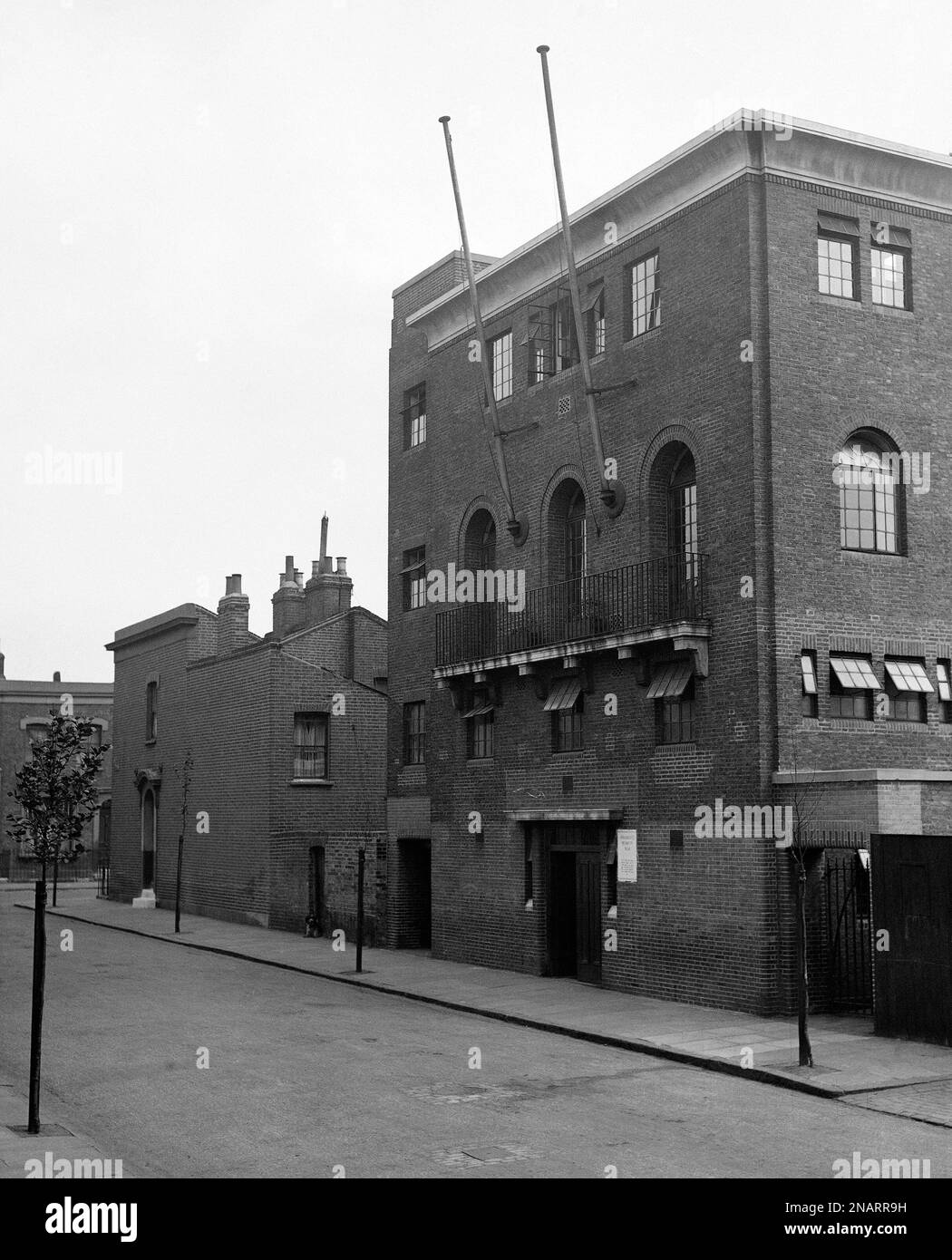 A view of Kingsley Hall in the East London, England on June 16, 1931 ...