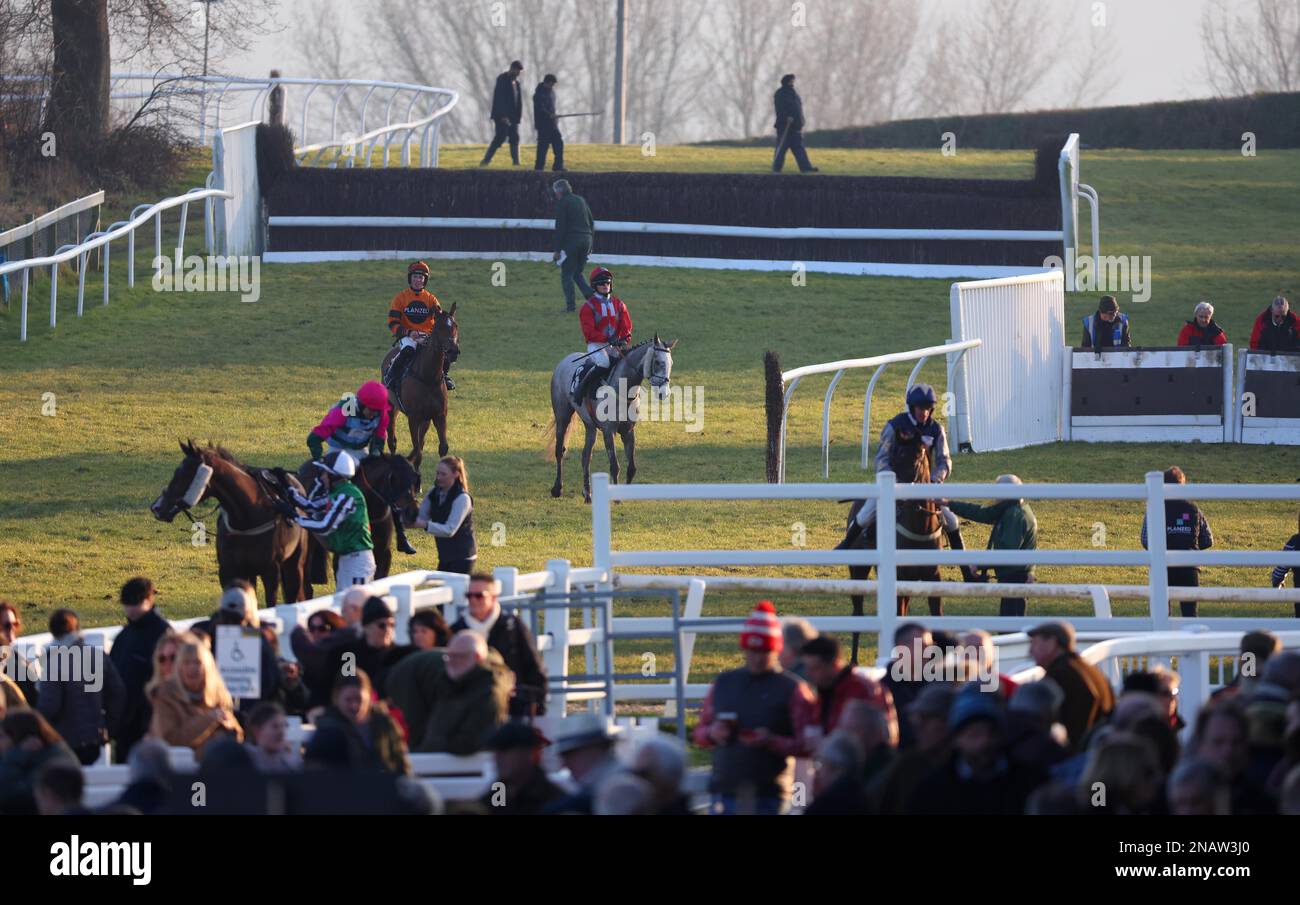 Plumpton, Großbritannien. 13. Februar 2023. Allgemeiner Blick auf die ...