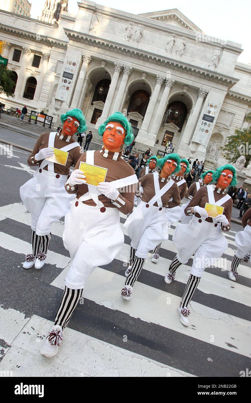 Oompa-Loompa characters from the film, "Willy Wonka & The Chocolate ...