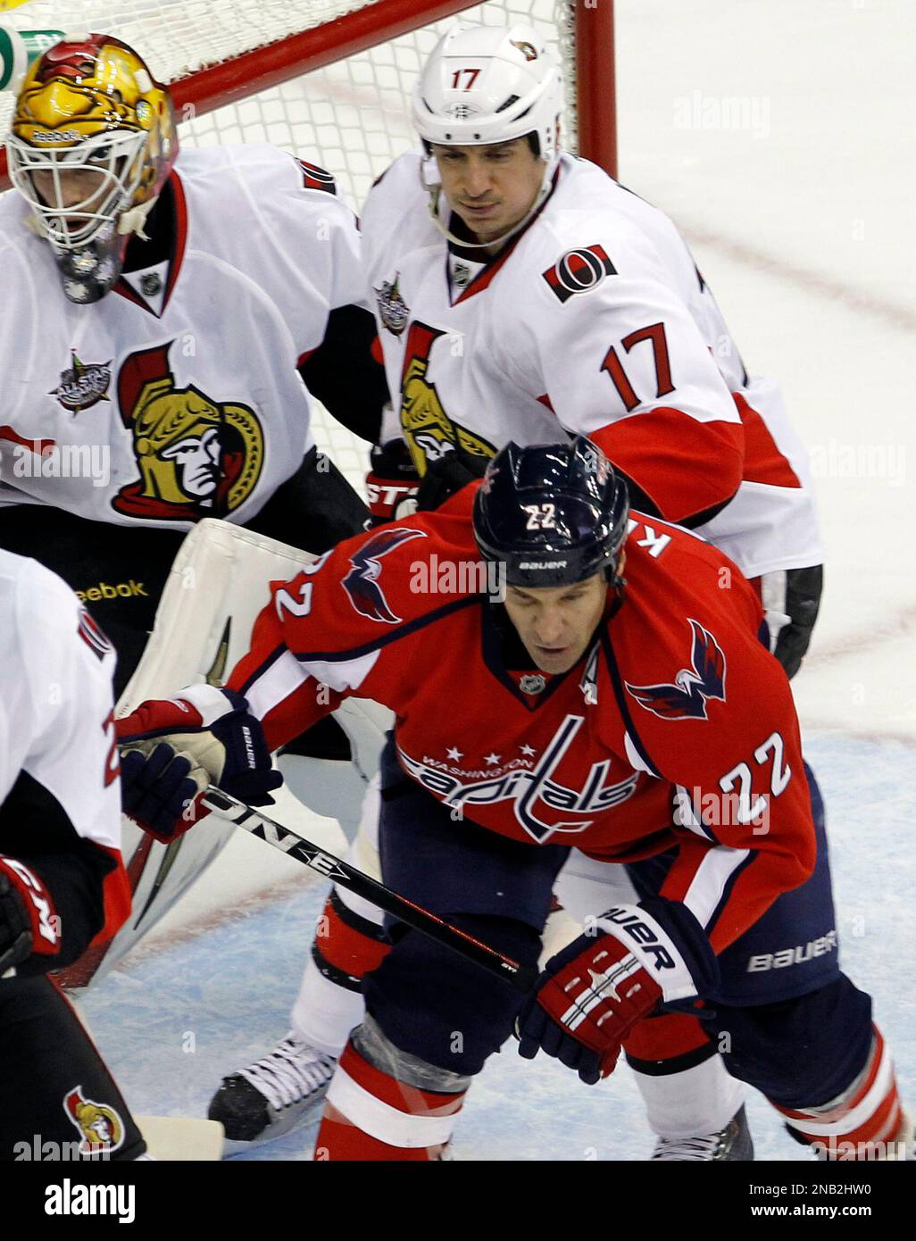 Ottawa Senators defenseman Filip Kuba (17), of the Czech Republic ...