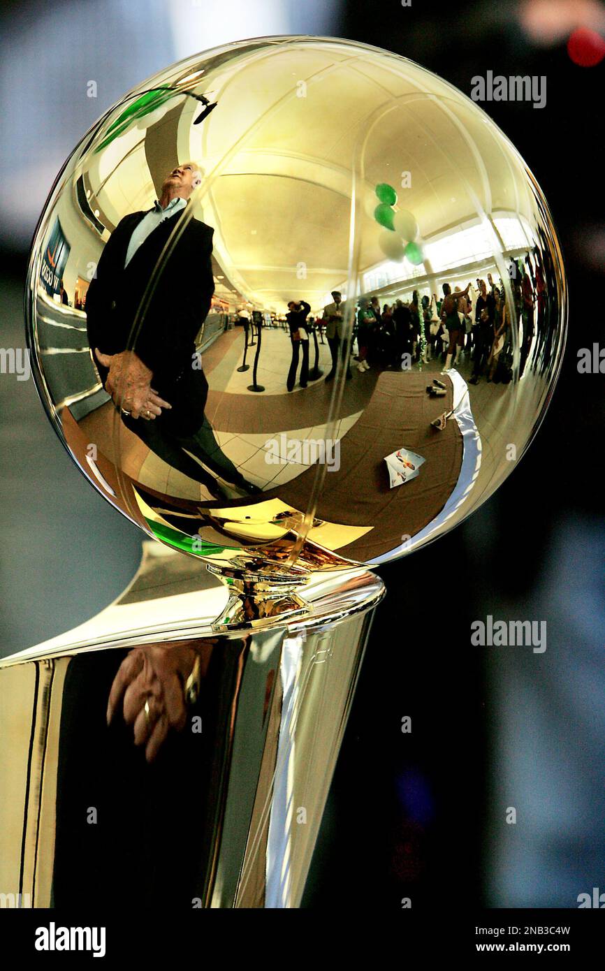 FILE - In this file photo taken June 4, 2008, NBA legend John Havlicek ...