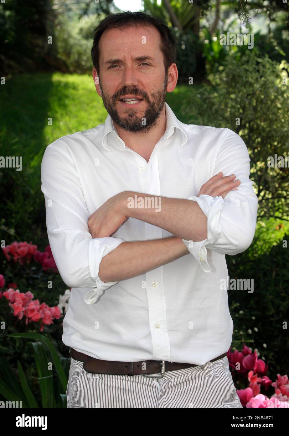British actor and comedian Ben Miller poses as he launches a new drama series "Death in Paradise ...