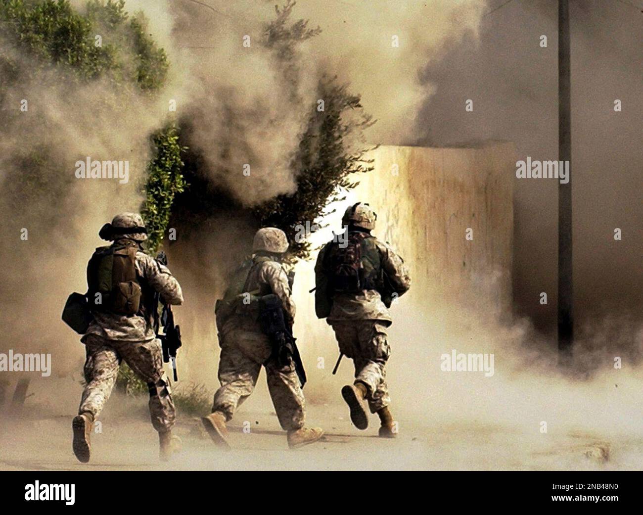 FILE - In this Oct. 26, 2004 file photo, U.S. Marines from the 2nd ...