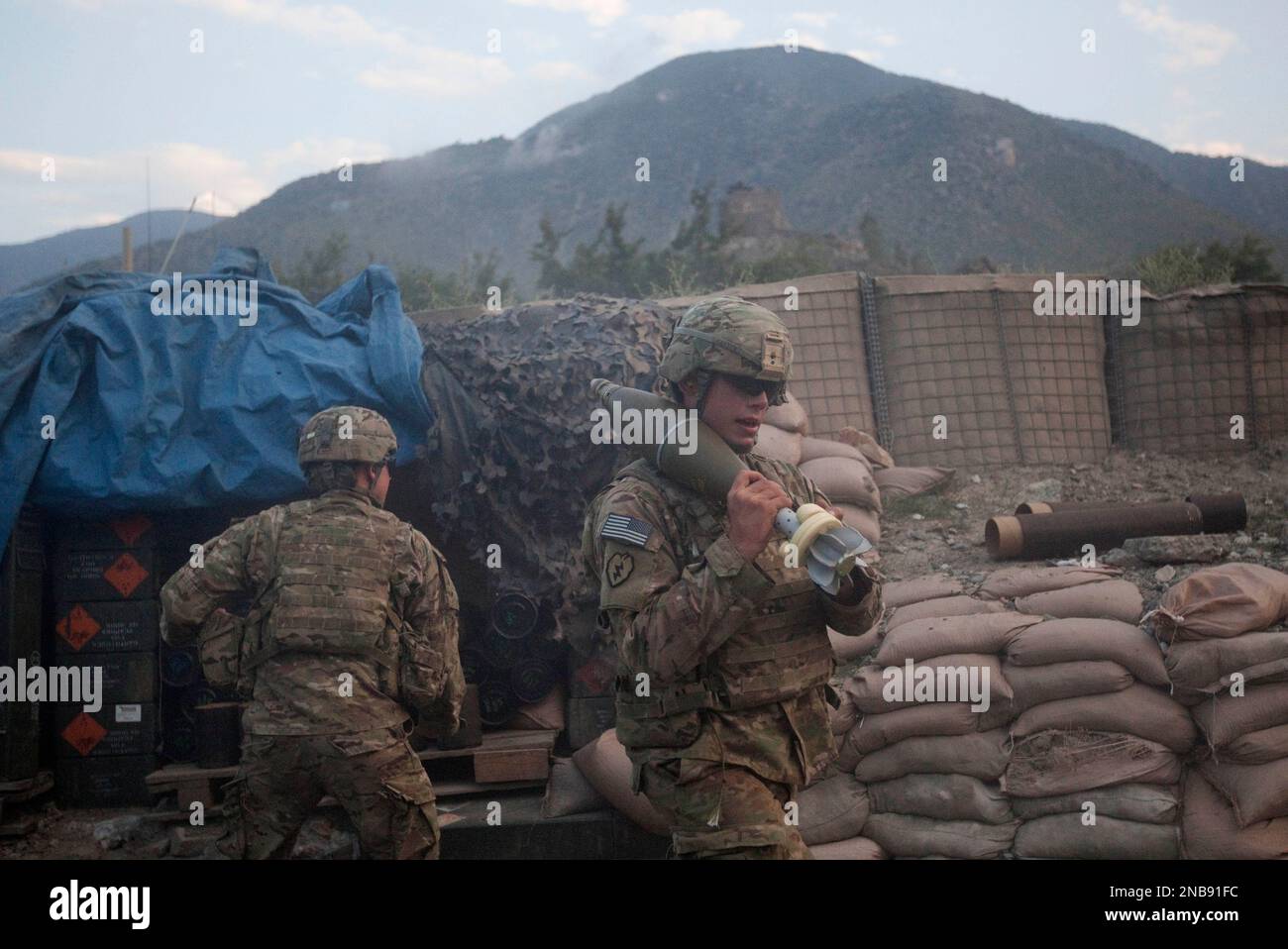 Pfc. Chad Payton, 21, of Louisville, Ky., with the U.S. Army's Bravo ...