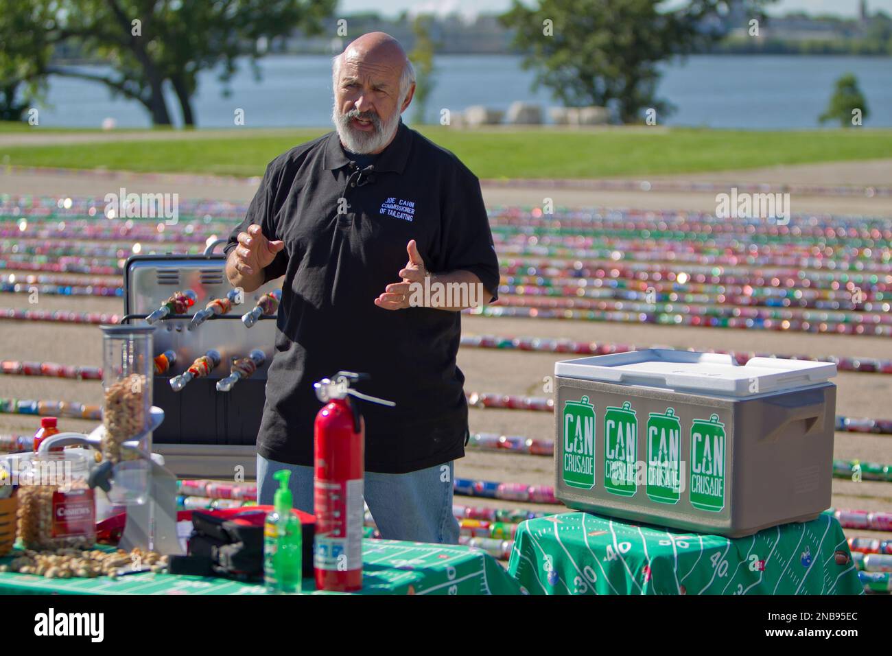Joe Cahn "The Commissioner of Tailgating" at the Can Crusade to break ...
