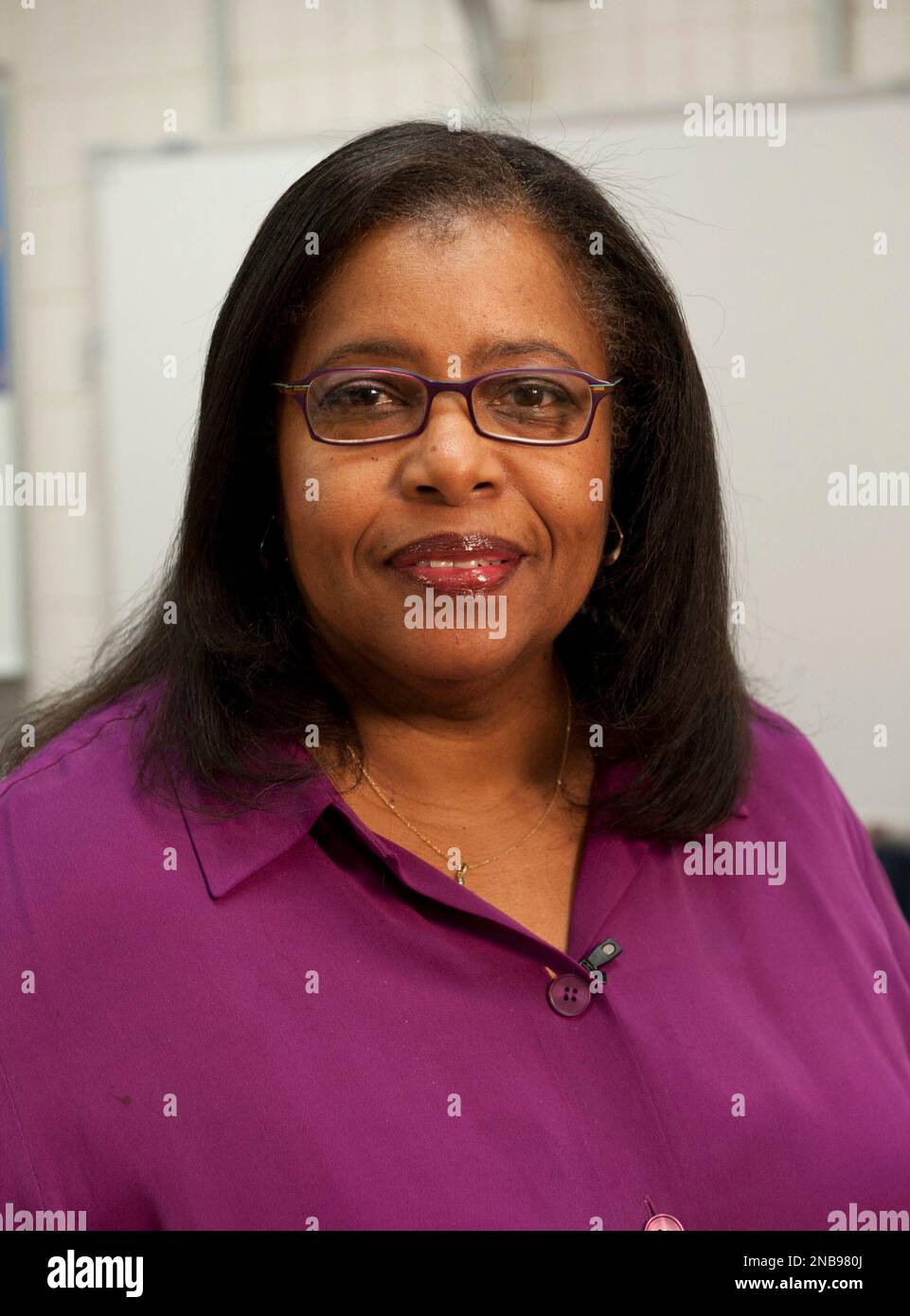 Kay Daniels, 54, was the teacher inside the classroom at Emma E. Booker ...