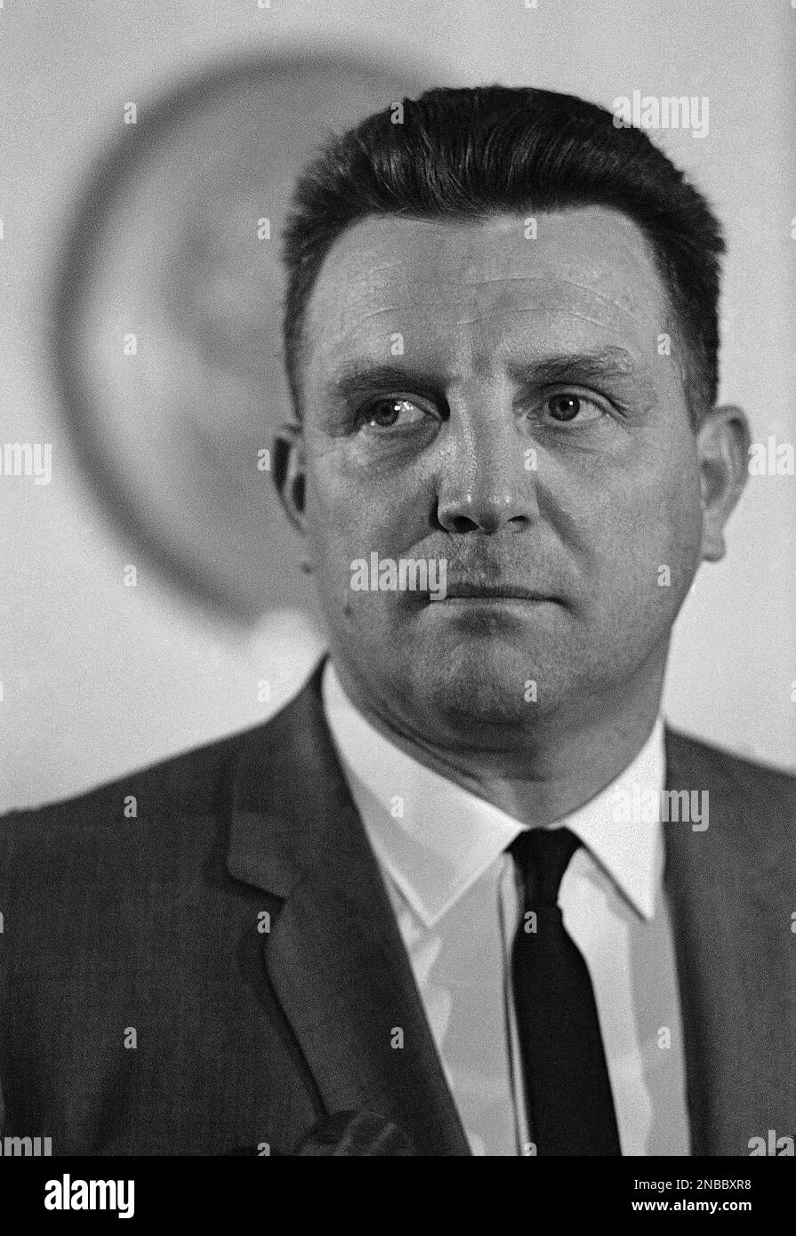 Lou Saban shown after being named head football coach at the University ...