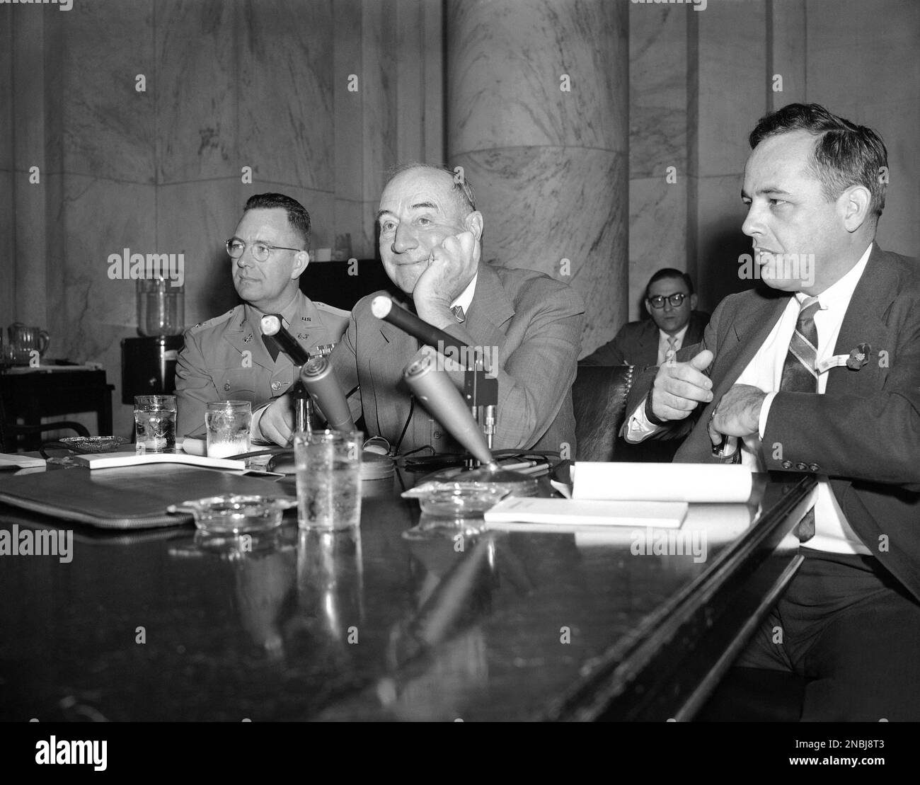 Special Army Counsel Joseph Welch flashed this satisfied grin at the ...