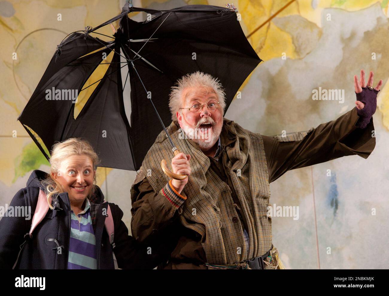 British actors Peter Edbrook, as Mr Stink, and Lotte Gilmore, as Chloe ...