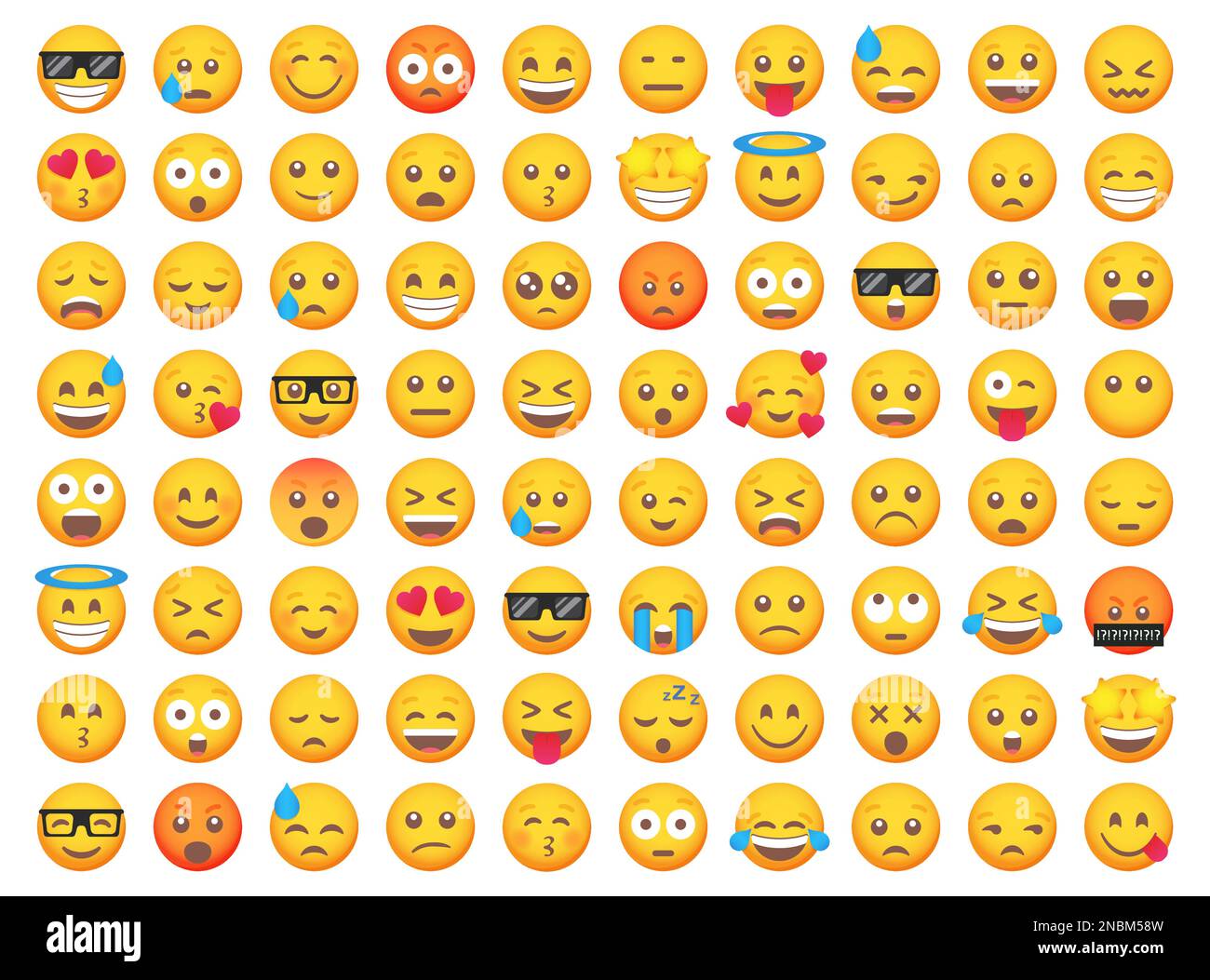 Emoticon singen Stock-Vektorgrafiken kaufen - Alamy