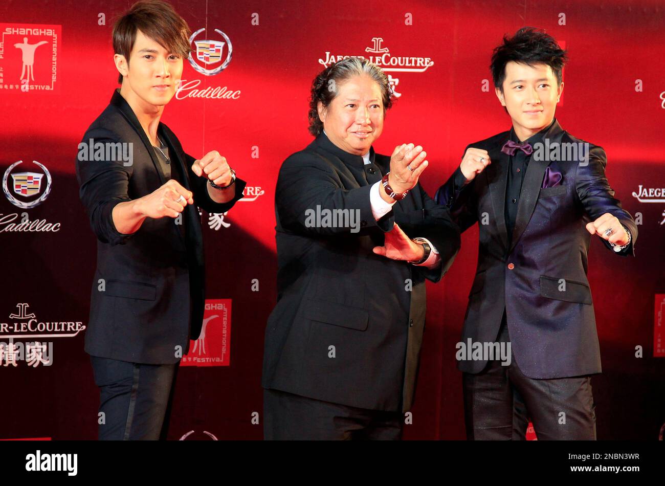 Brunei-born Taiwanese actor Wu Chun, left, Hong Kong star Sammo Hung ...