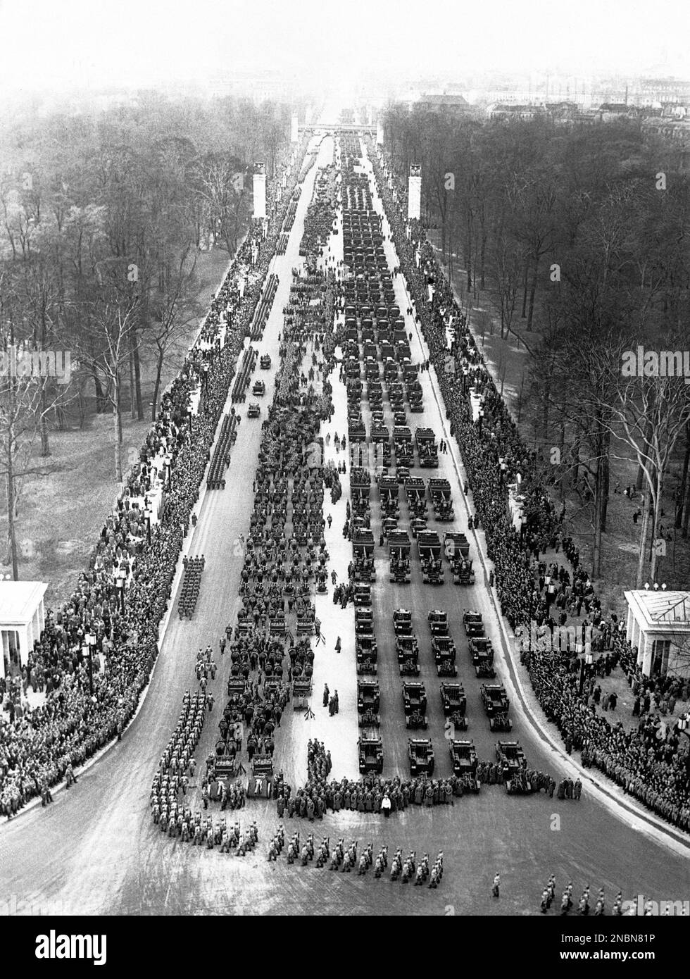 German Chancellor Adolf Hitler, leader of the German people, was 50 ...