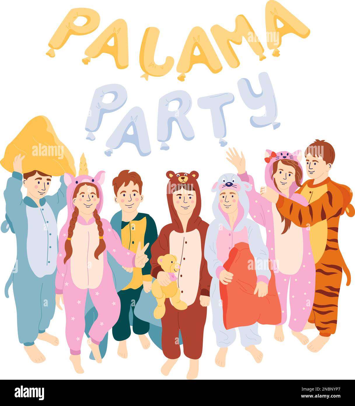 Kigurumi vektor vektoren Stock-Vektorgrafiken kaufen - Alamy