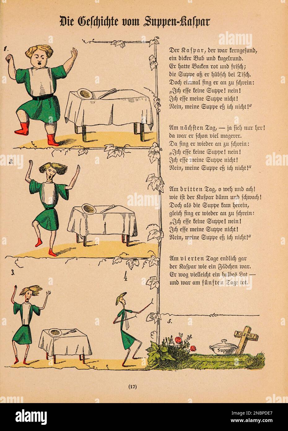 Die Geschichte vom Suppen-Kaspar - die Geschichte der Suppe Kaspar aus ...