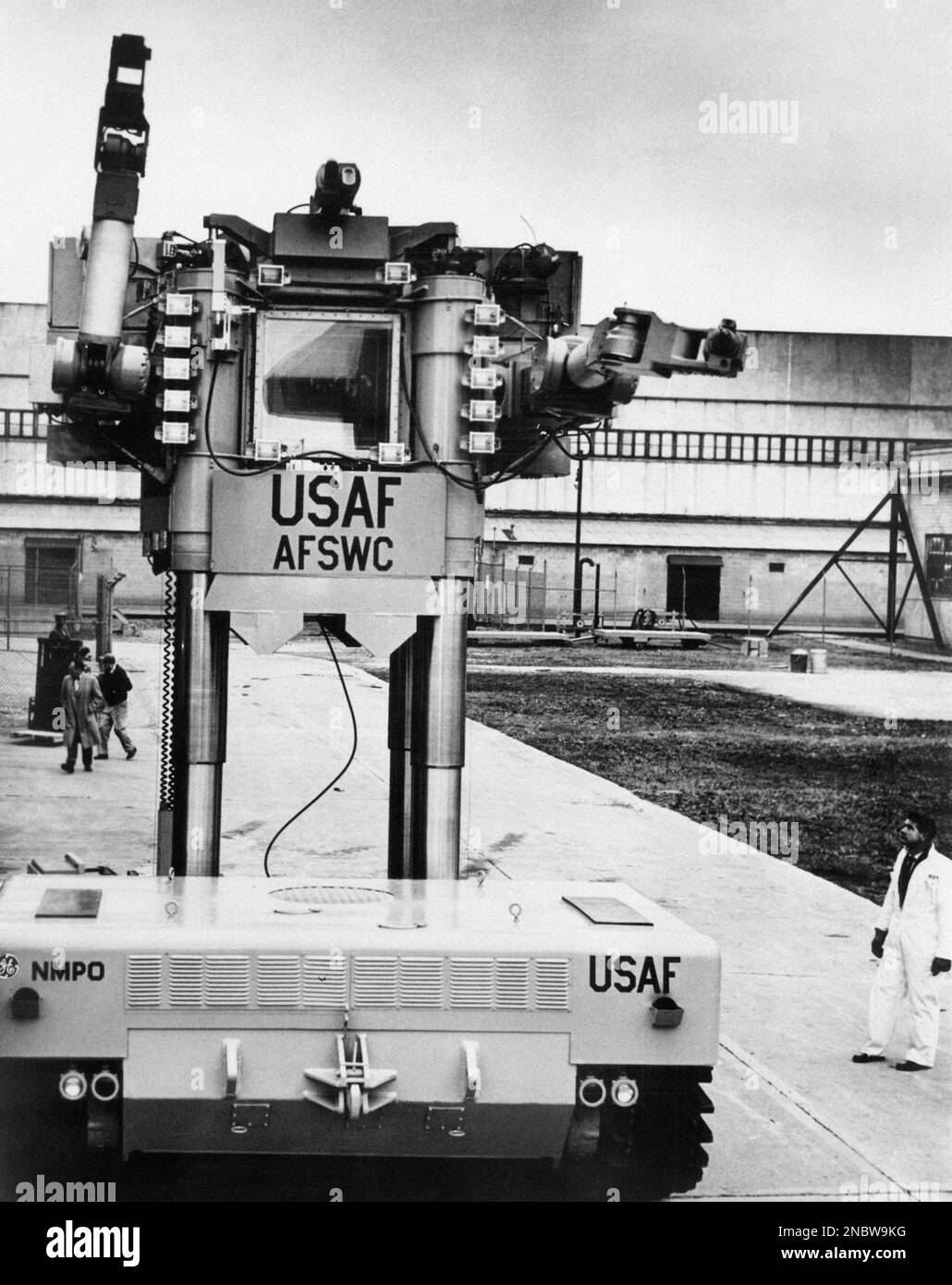 85-ton robot, called the “Beetle”, was built for the Air Force by ...