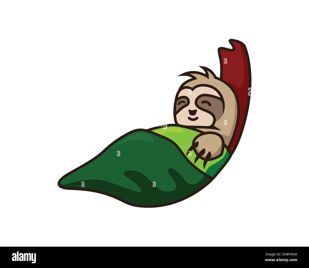 Sloth illustration -Fotos und -Bildmaterial in hoher Auflösung – Alamy