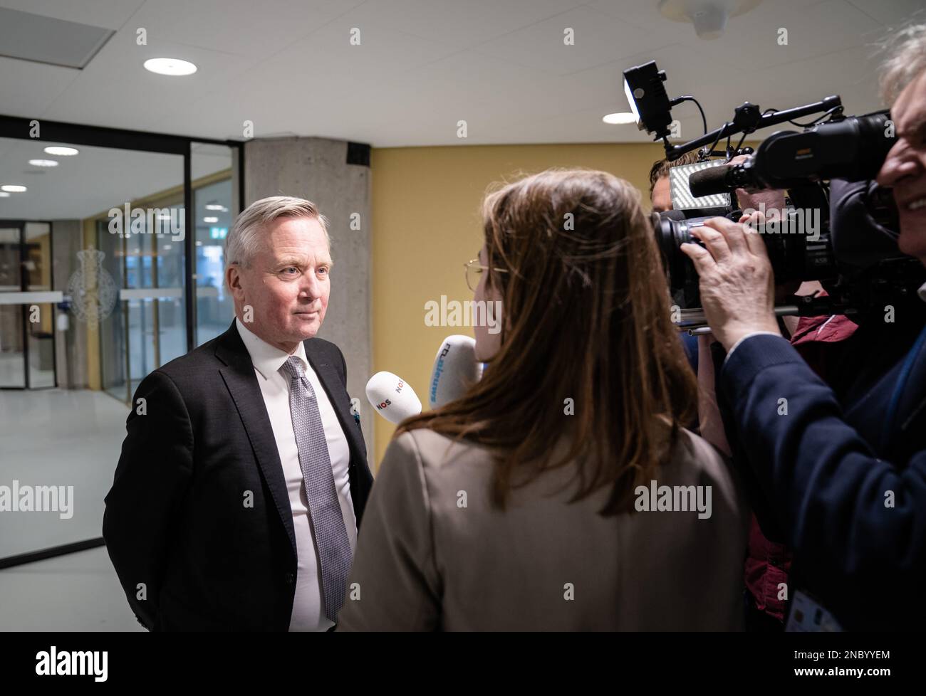 DEN HAAG – Niederlande, 14/02/2023, Eric van der Burg, Staatssekretär ...