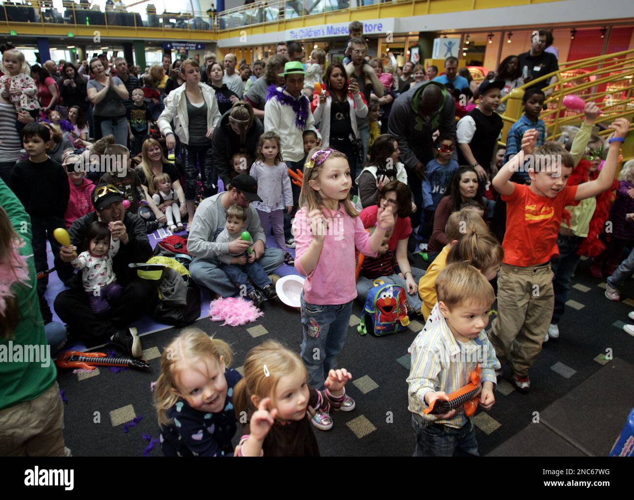 Toddlers do the Potty Dance at the Children's Museum in Indianapolis ...