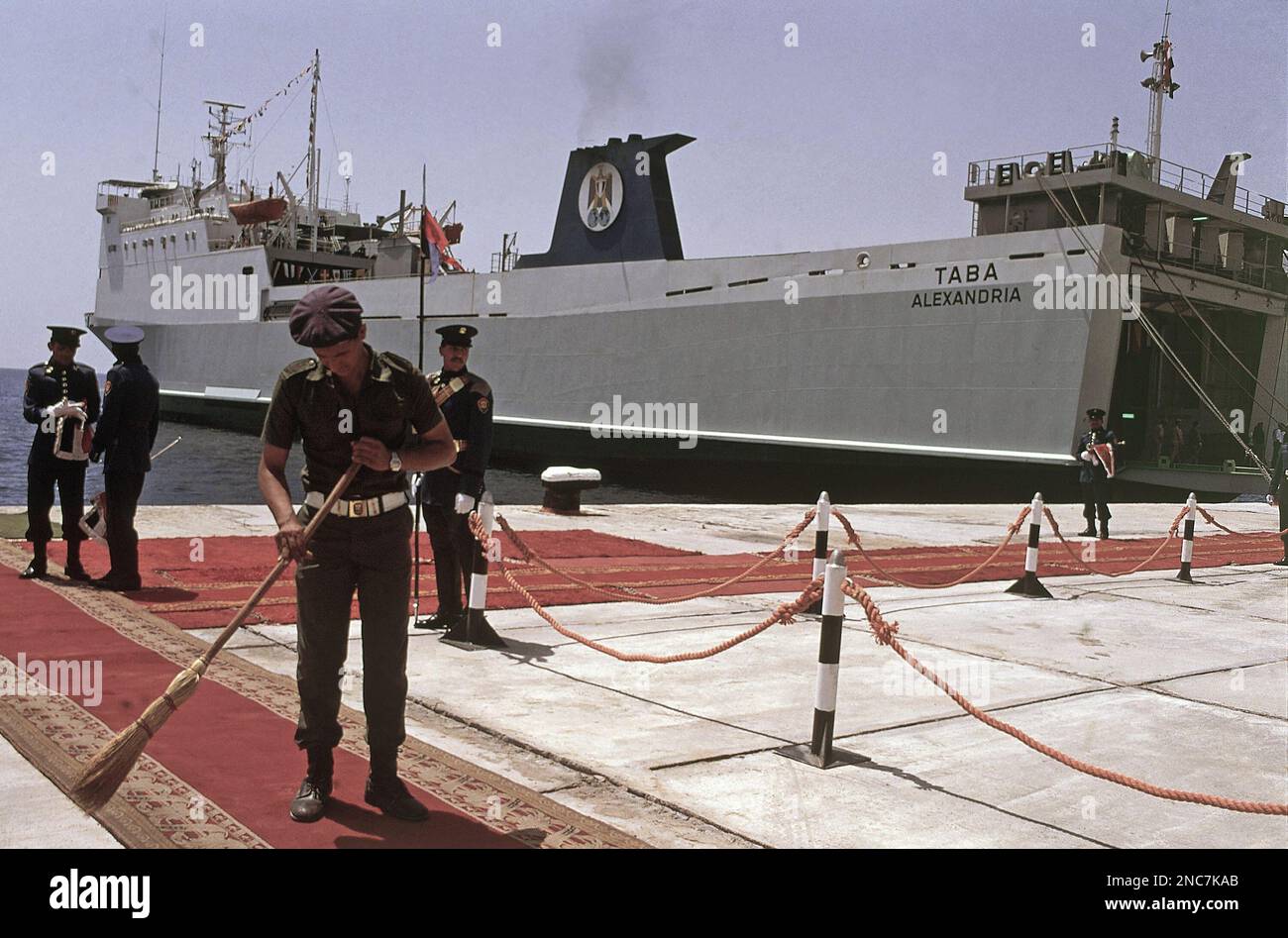 Taba’ the new Egyptian ferry boat Taba which links the port of Aqaba ...