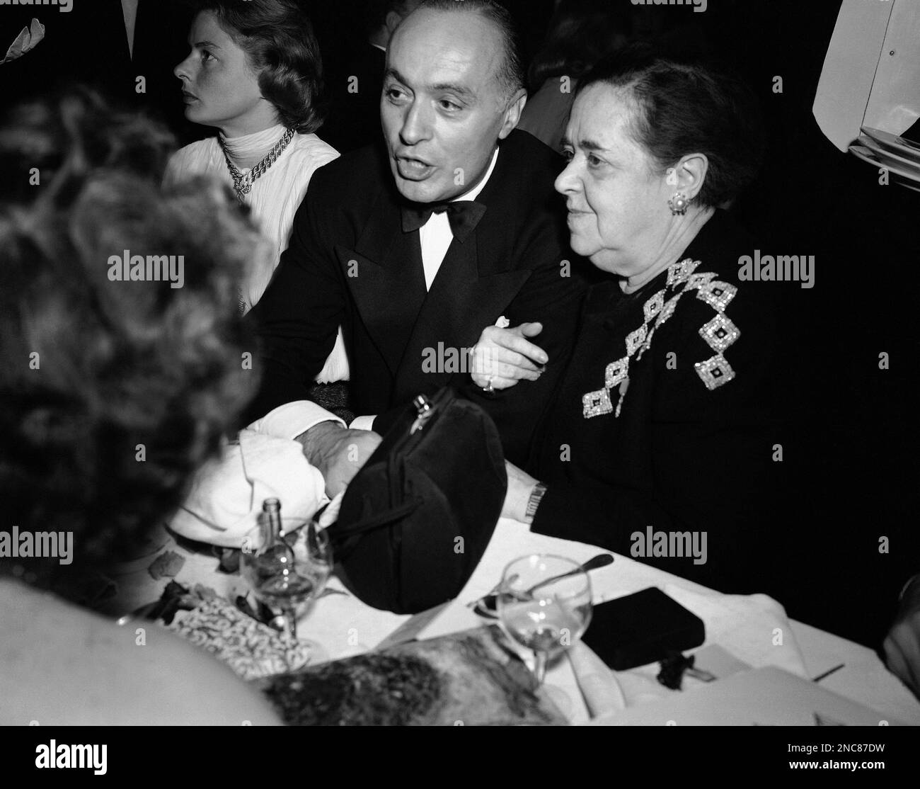 At a dinner held on the first floor of the Eiffel Tower in Paris after ...