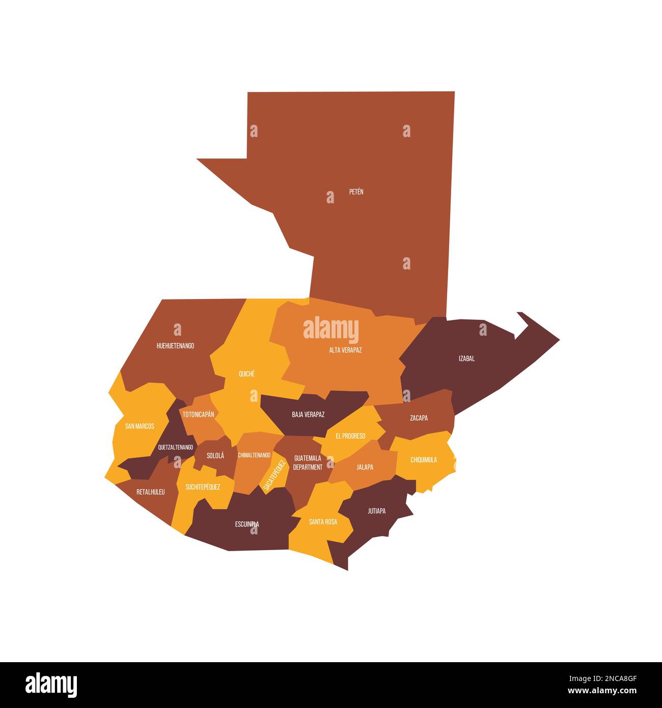 Mapa de division politica de guatemala -Fotos und -Bildmaterial in ...