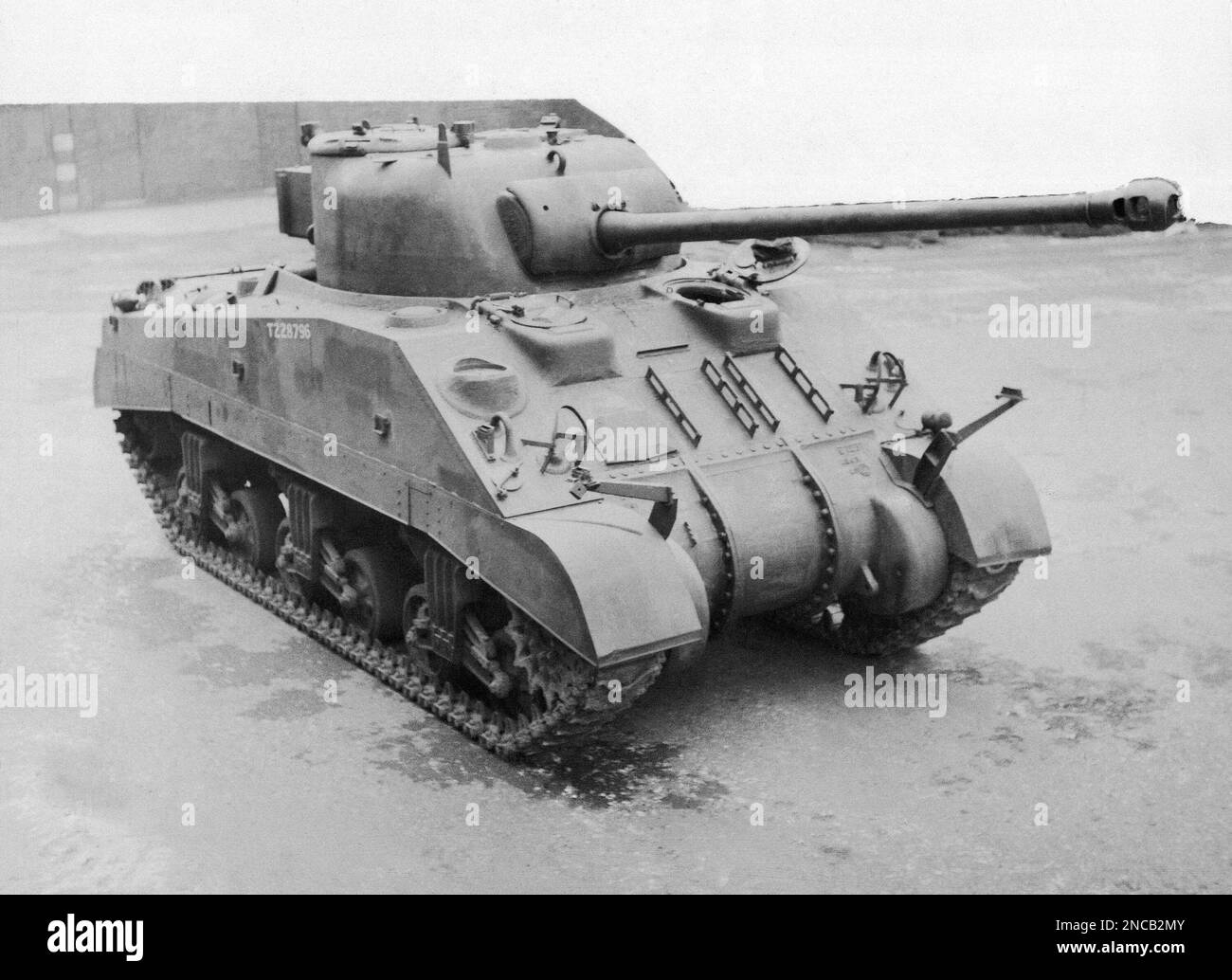The American Sherman tank is now appearing on the British front in ...