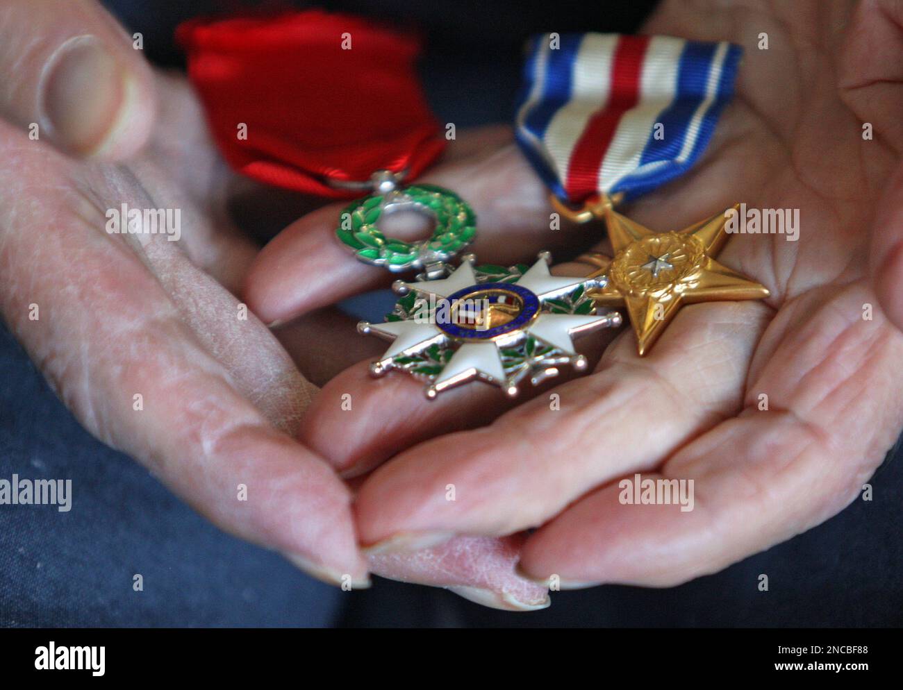 In this Jan. 19, 2011 photo, Brigadier General Mayhew "Bo" Foster holds ...