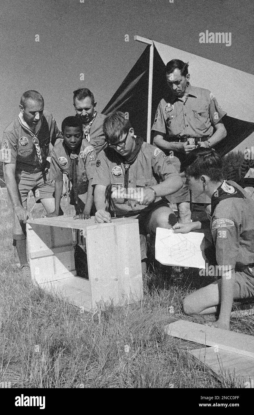 Buffalo, New York scouts of Troop 39 at the 7th National Boy Scout ...