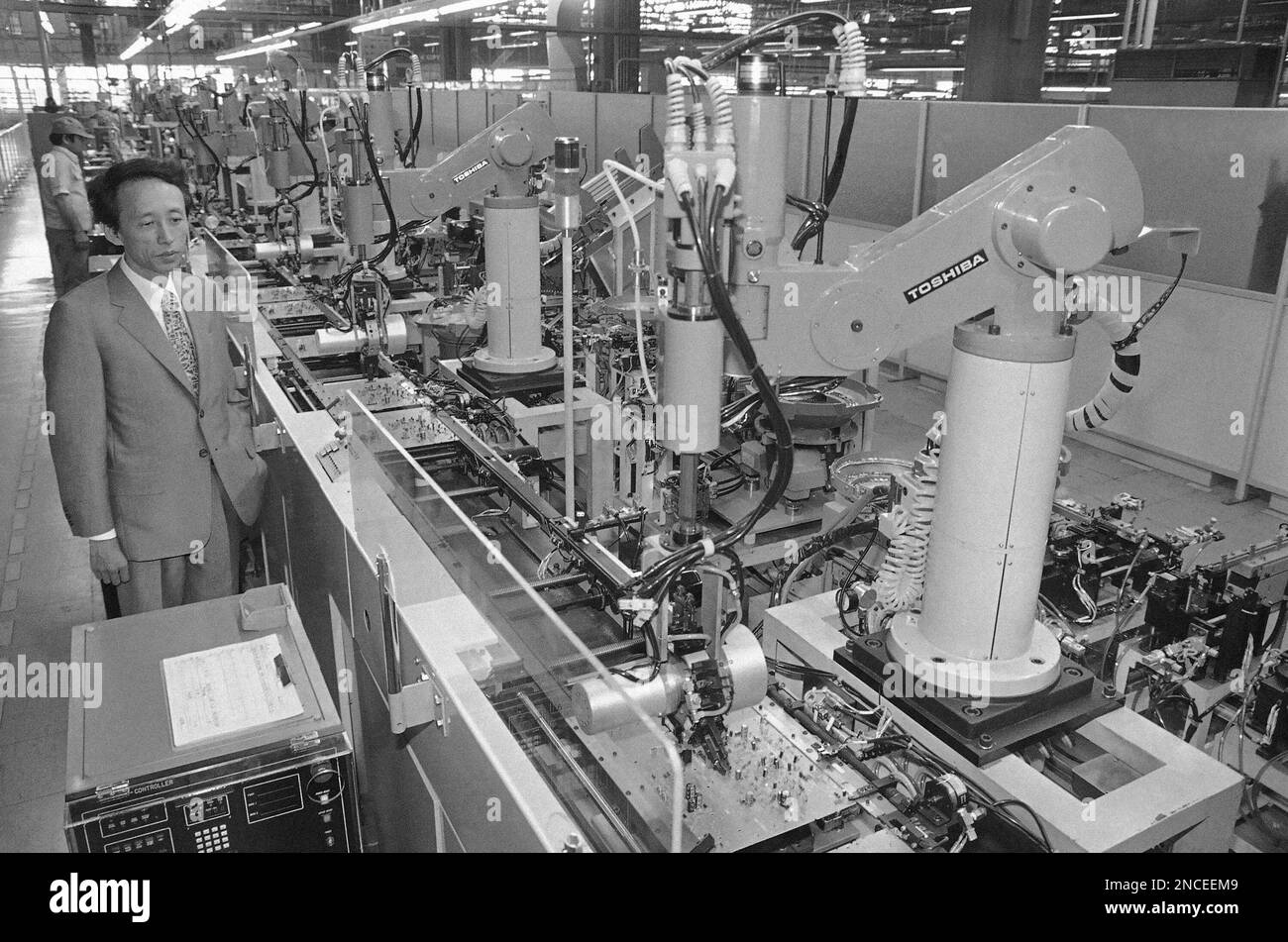 Eiichi Sano, director of Toshiba’s Industrial Engineering Development ...