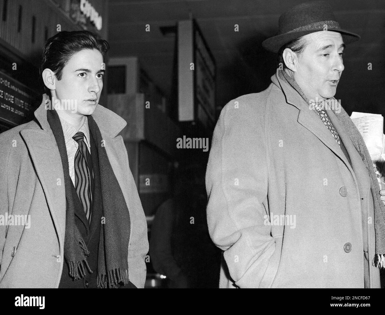 Italian producer Roberto Rossellini has arrived at the Paris Orly ...