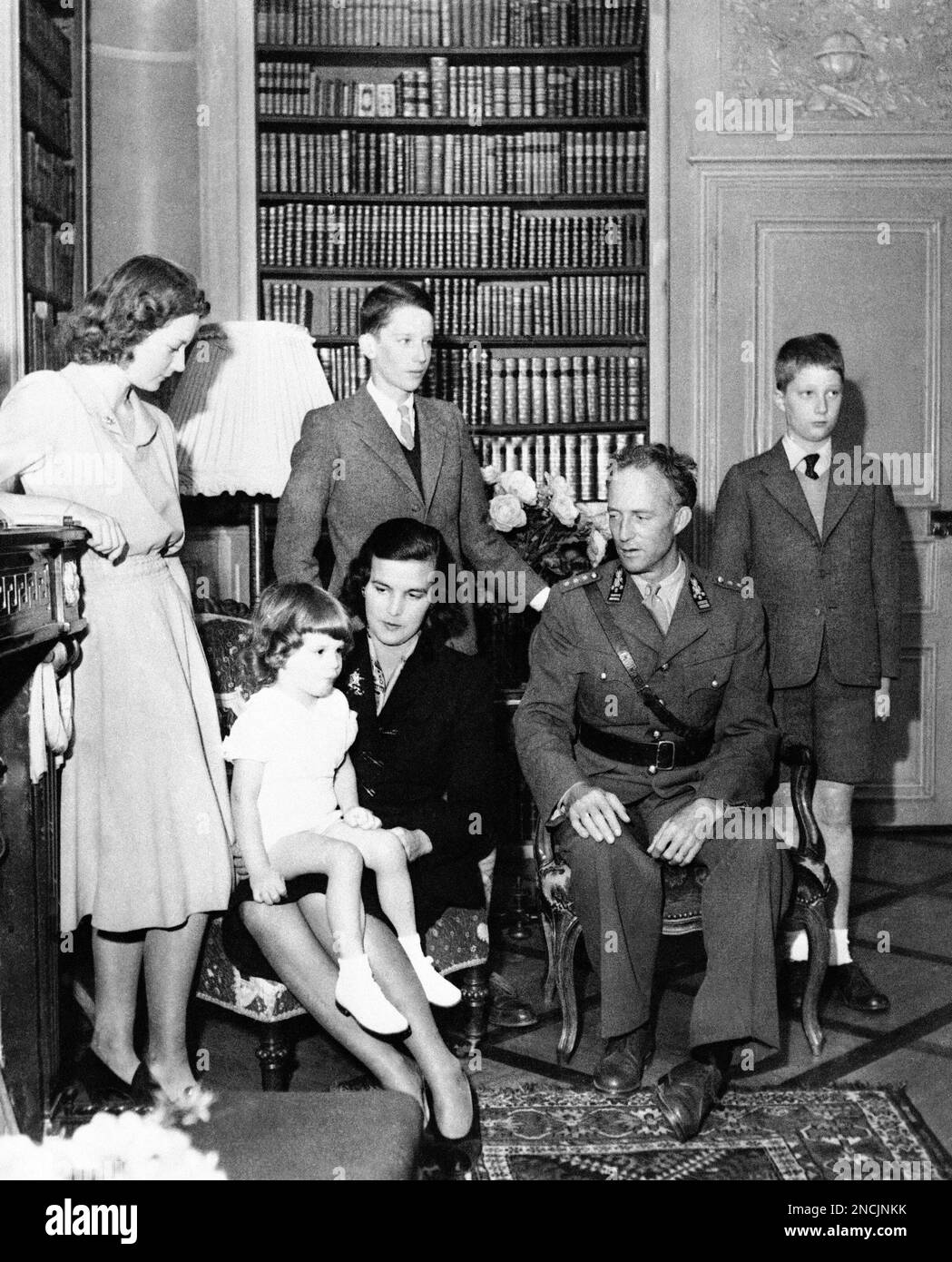 King Leopold the third of Belgium is now living with his wife Princess ...