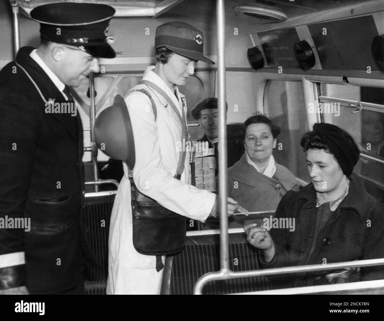 Women bus conductors started work in central London on November 4. On ...
