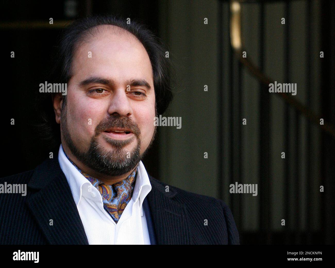 Indian businessman Kautilya Nandan Pruthi poses for photographers ...