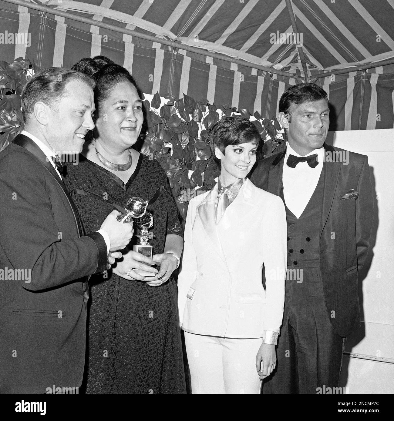 British actor Richard Attenborough and Jocelyn LaGarde, Tahitian ...