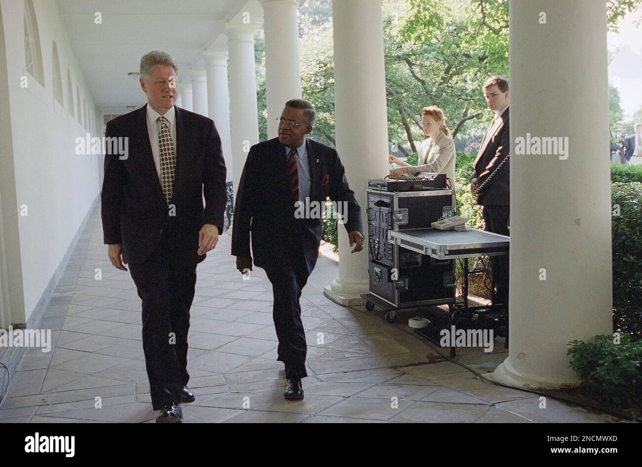 President BIll Clinton and his Surgeon General nominee Dr. Henry Foster ...